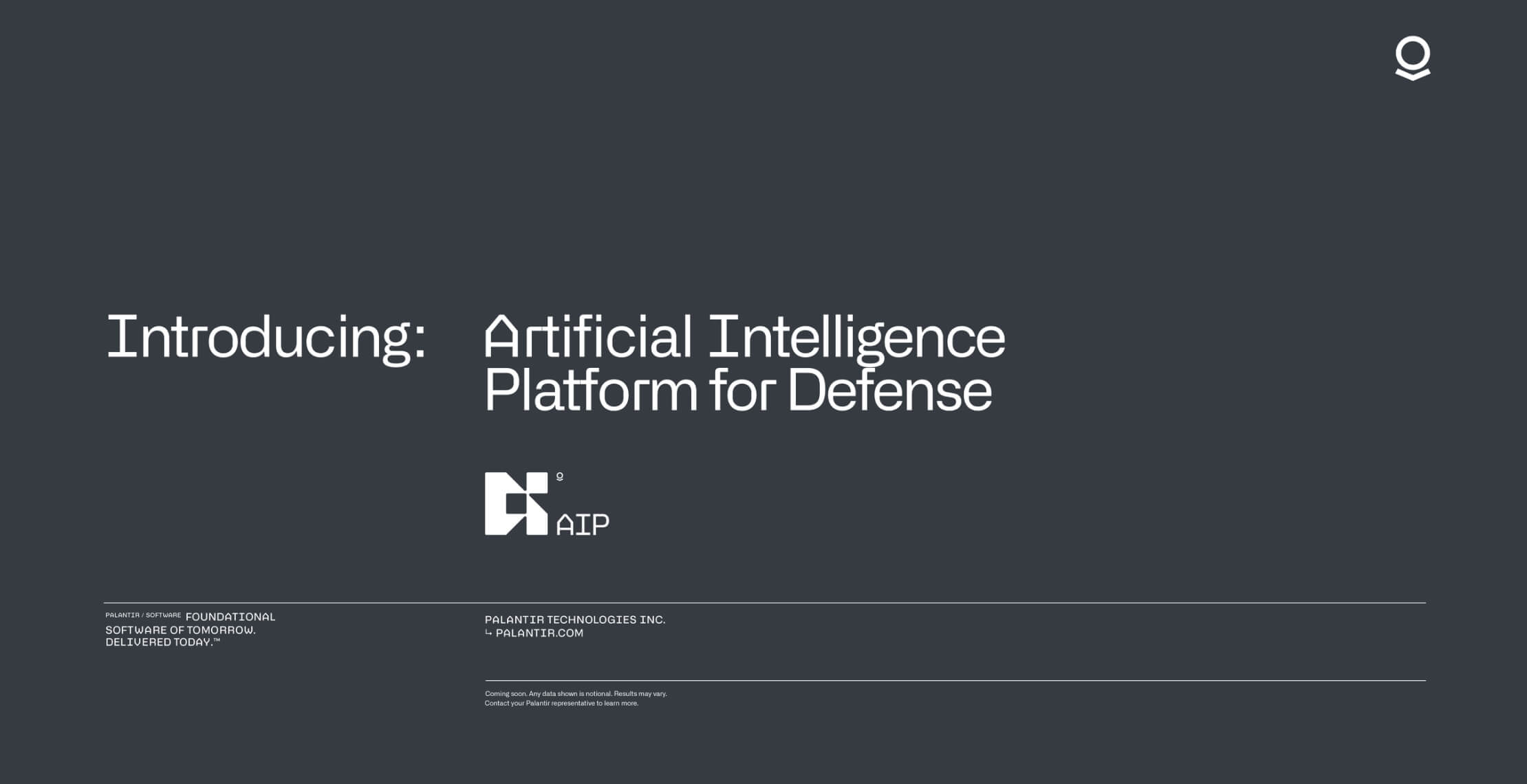 Palantir Announces Artificial Intelligence Platform for Enterprise and ...