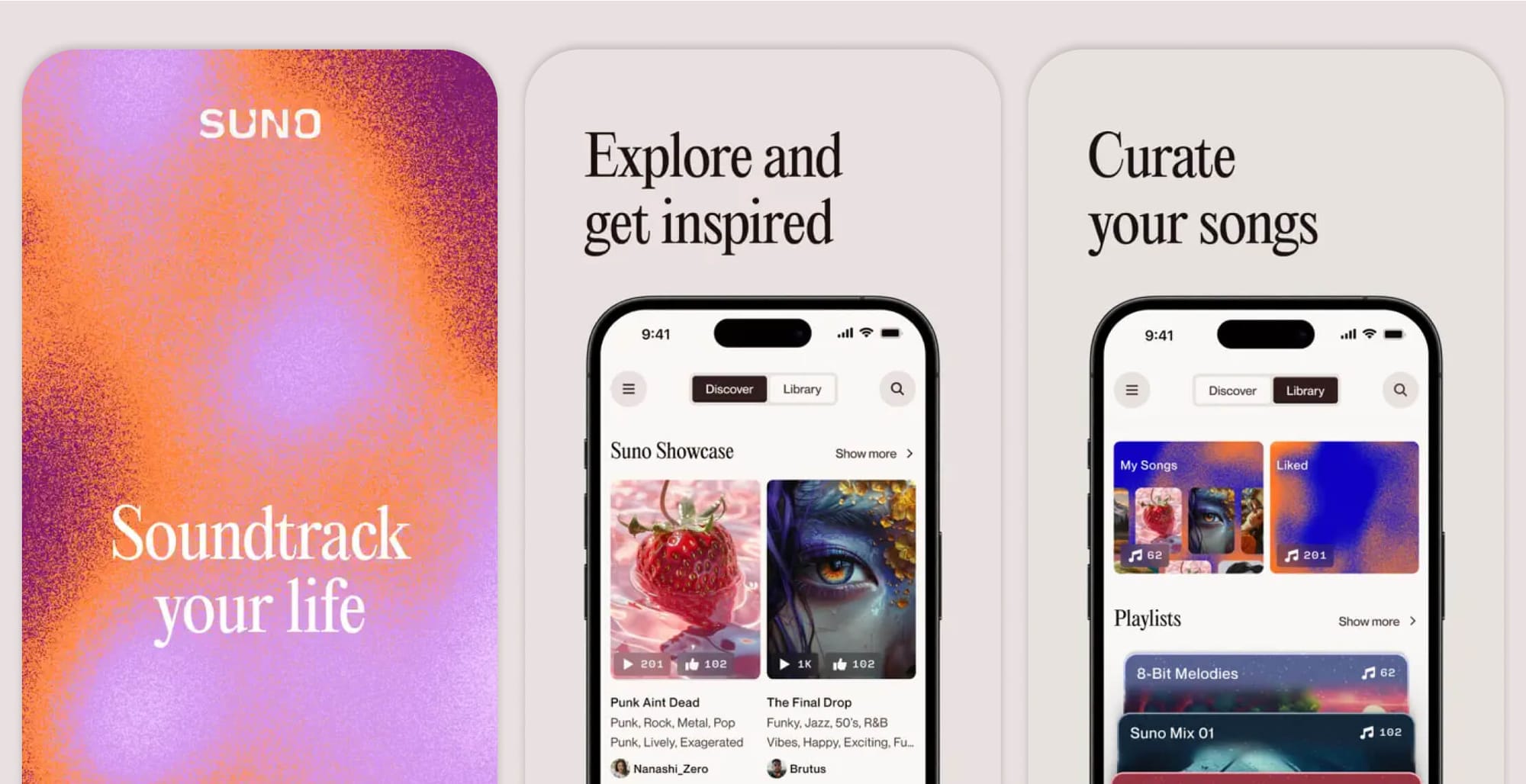 Suno Launches Mobile App for iPhone