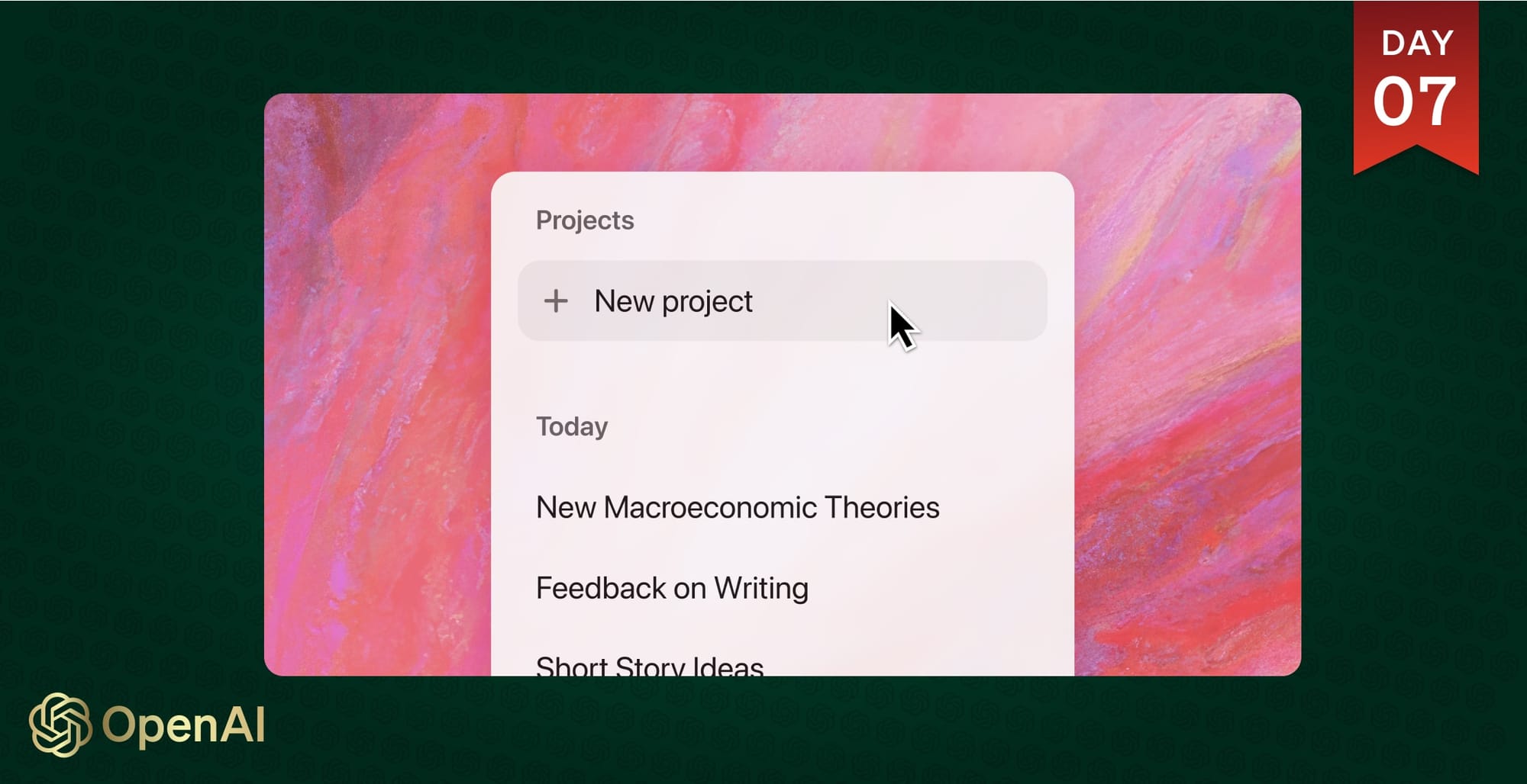 OpenAI Unveils Projects: A Smarter Way to Organize Your ChatGPT Conversations
