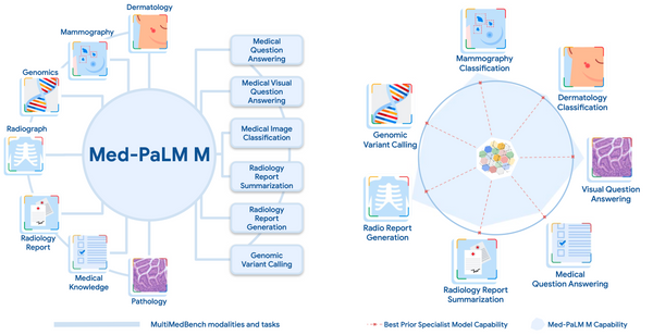 Med-PaLM M is a Multimodal Biomedical AI from Google Research and Google DeepMind